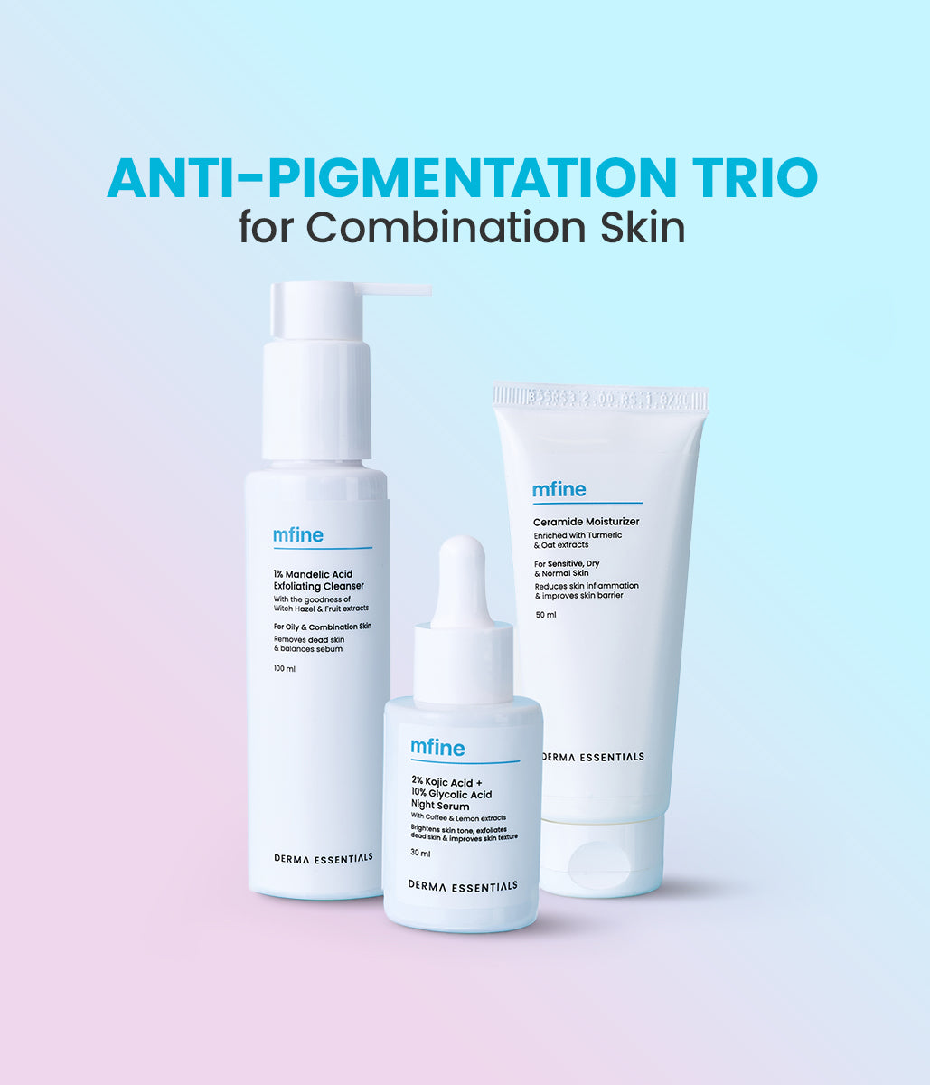 mfine Anti-Pigmentation Trio for Combination skin – Derma Essentials